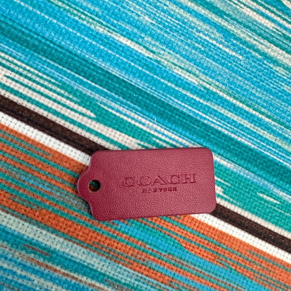 Coach | Accessories | Coach Mauve Leather Hang Tag | Poshmark
